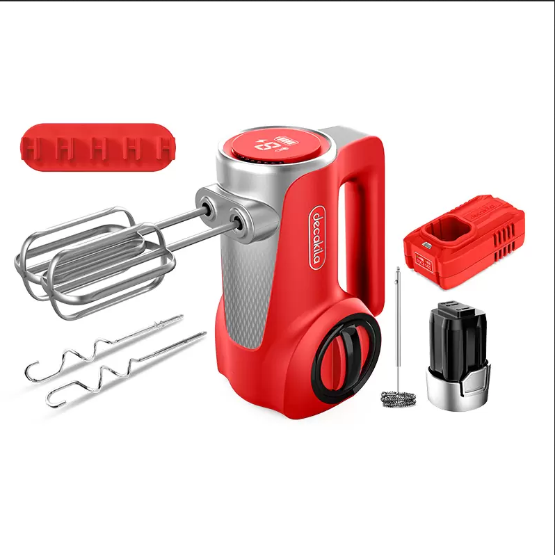 Decakila Cordless hand mixer with battery and charger KEMX023R ...