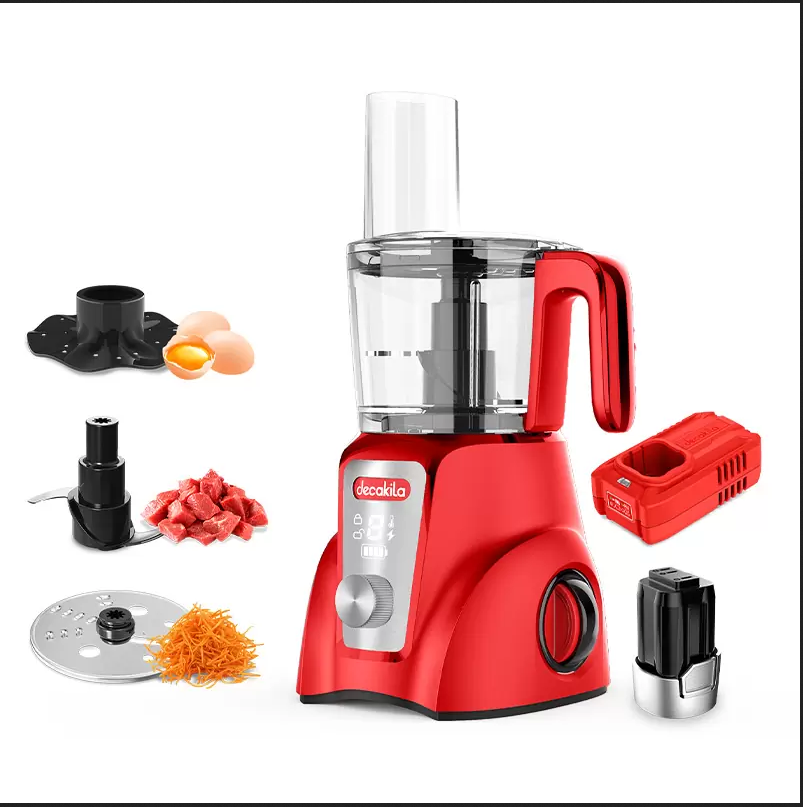 Decakila Cordless food processor with battery and charger 1.25L ...
