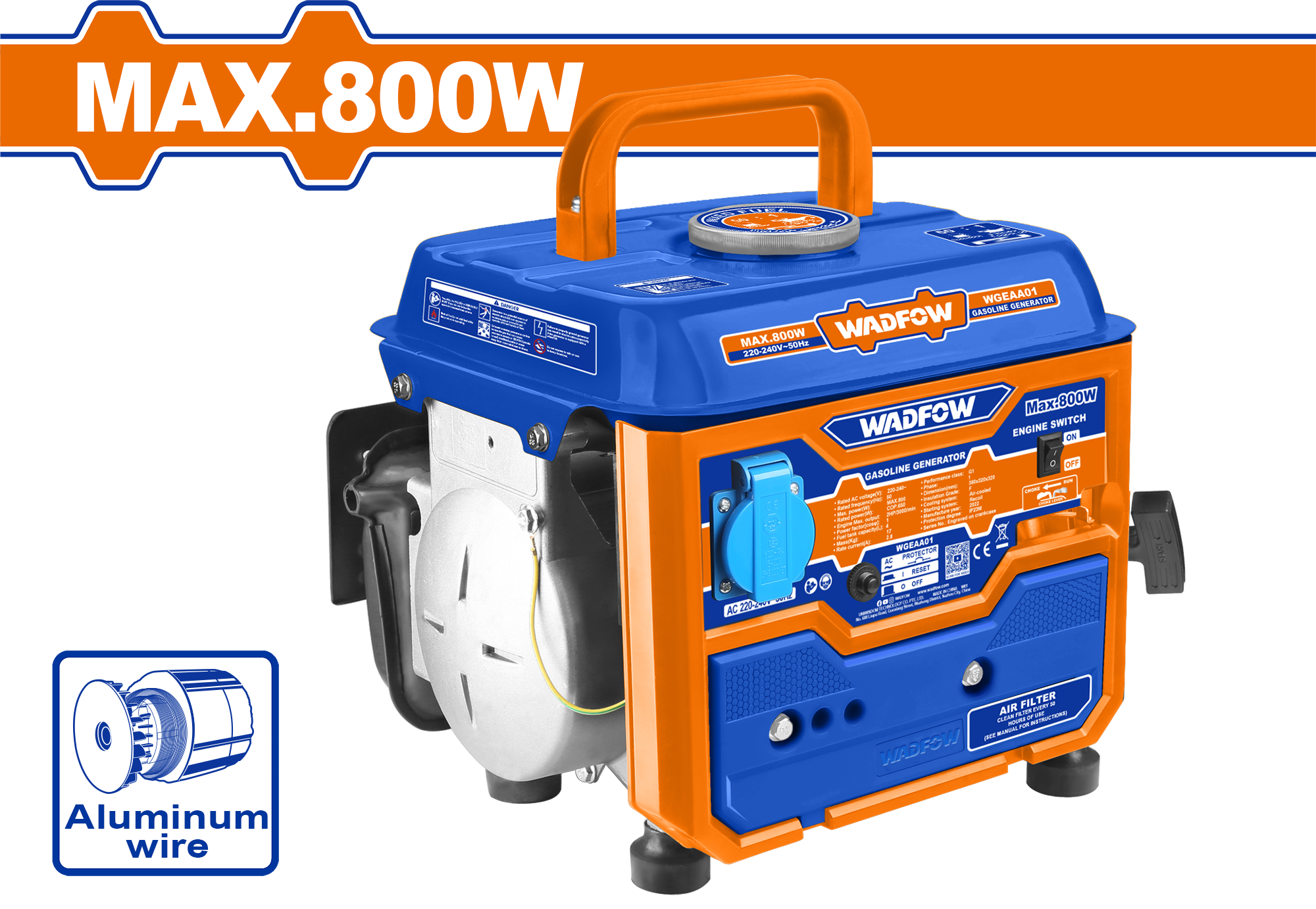 Wadfow Gasoline generator WGEAA01 - sharpsupplygh
